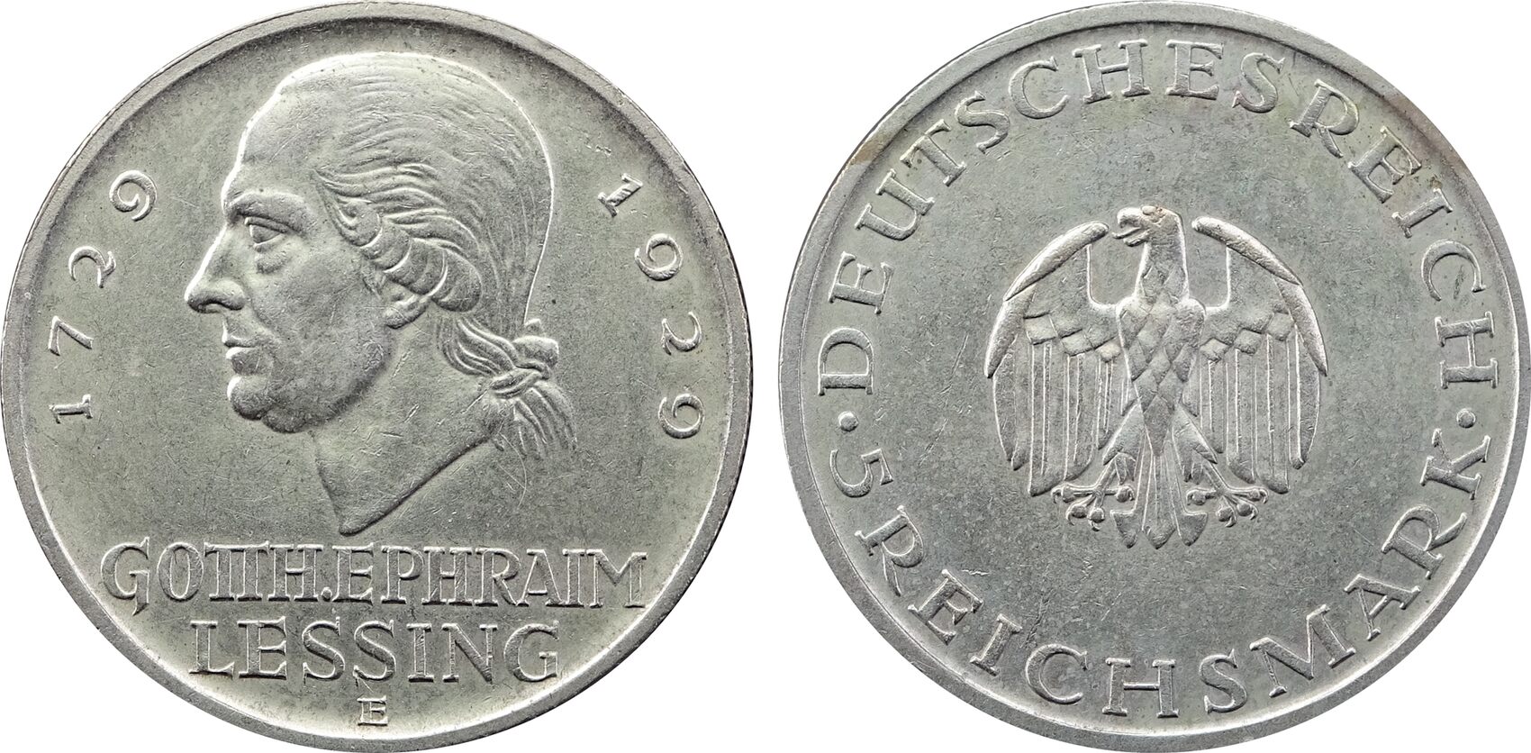 1929 E 5 Mark Lessing vz | MA-Shops