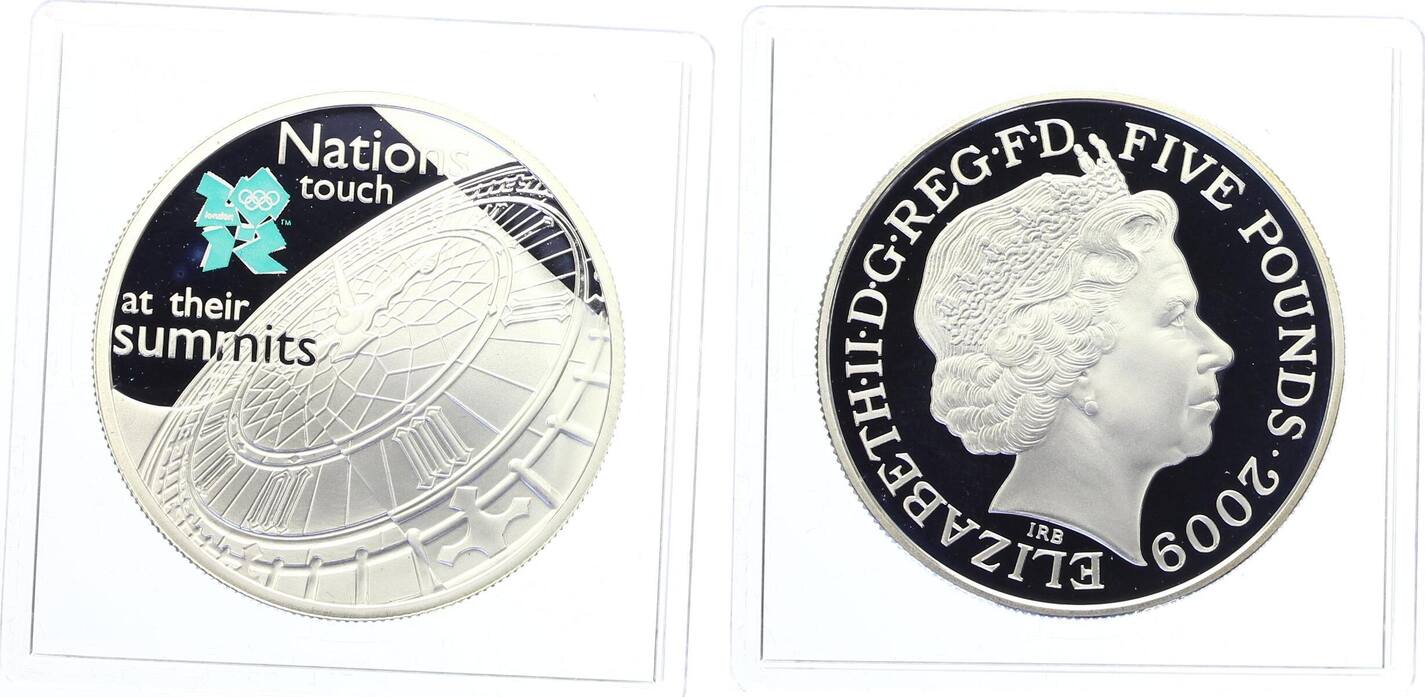 2009 Großbritannien 5 Pounds London Big Ben 28g Silber 925 pp | MA-Shops