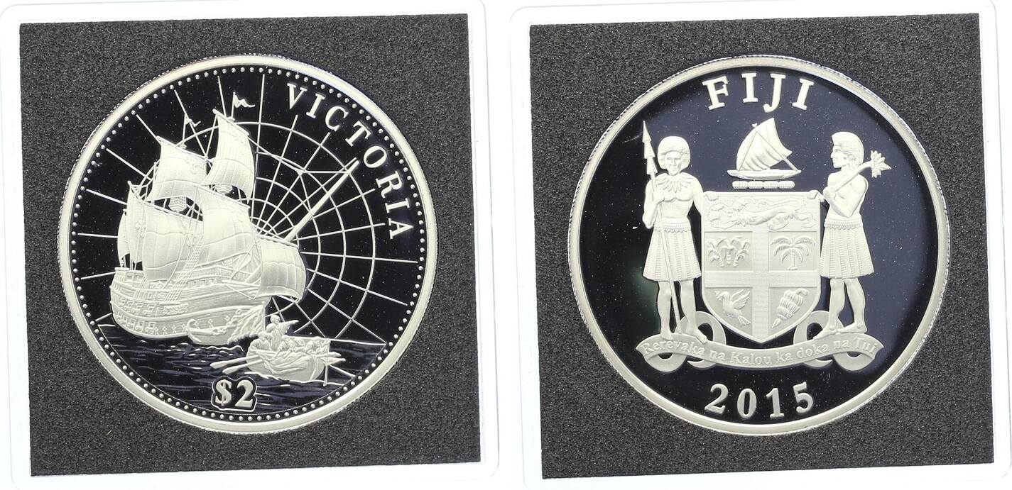 Fiji 2 Dollars Victoria 2015 PP | MA-Shops