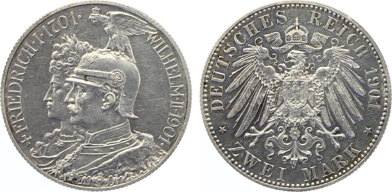 1901 2 Mark Befreiungskriege vz | MA-Shops
