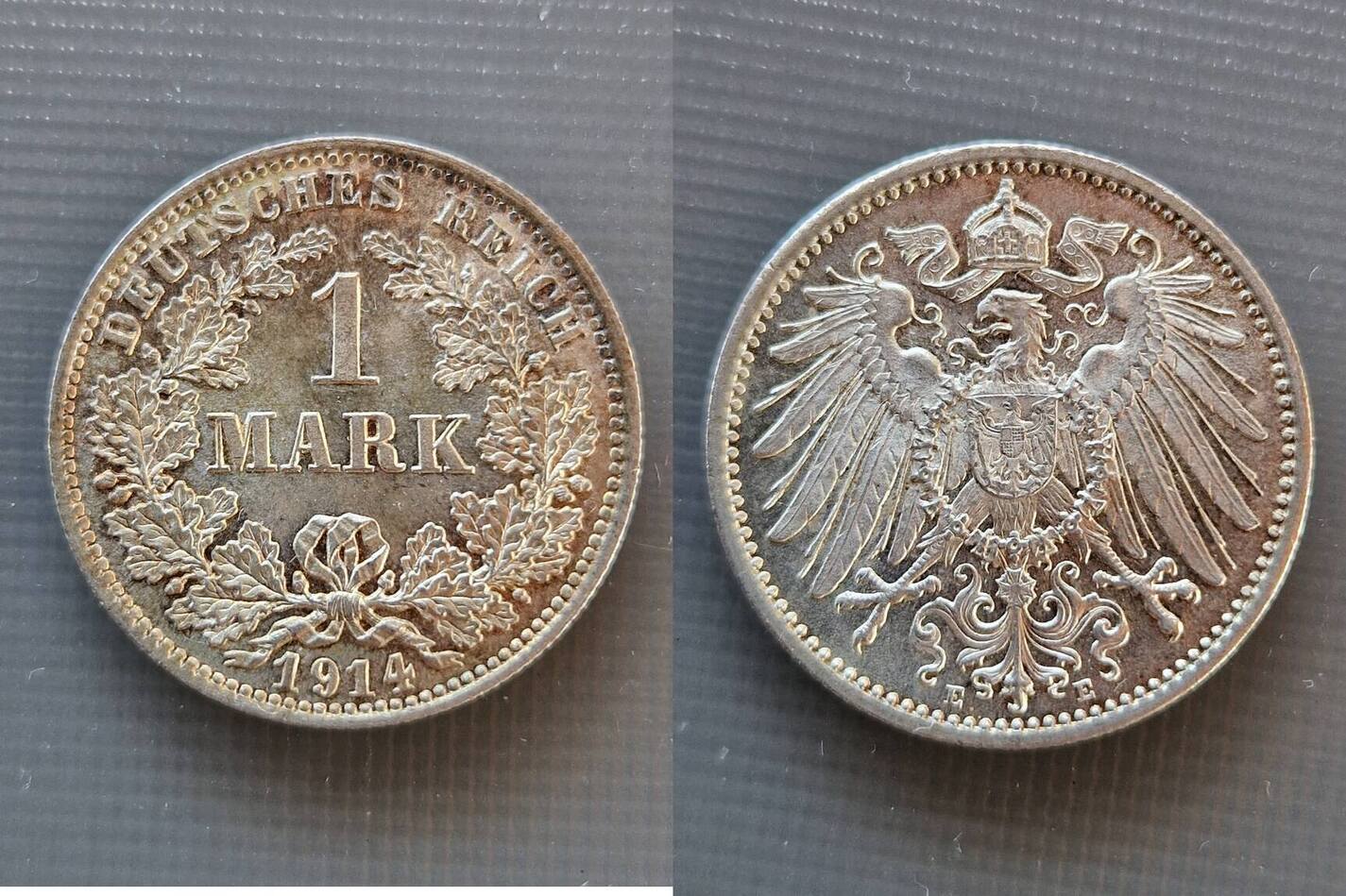 1914 E 1 Mark Stempelglanz | MA-Shops