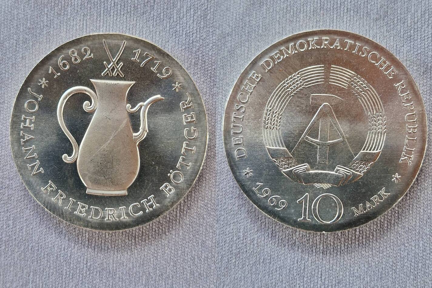 1969 10 Mark Böttger Bankfrisch | MA-Shops