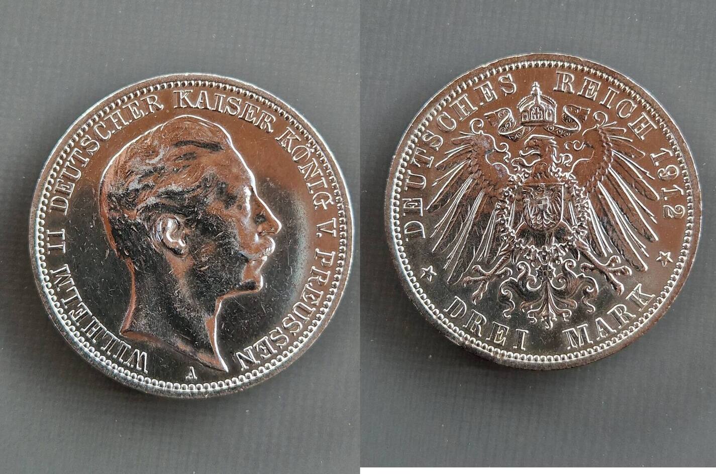 1912 3 Mark Preussen ss-vz | MA-Shops