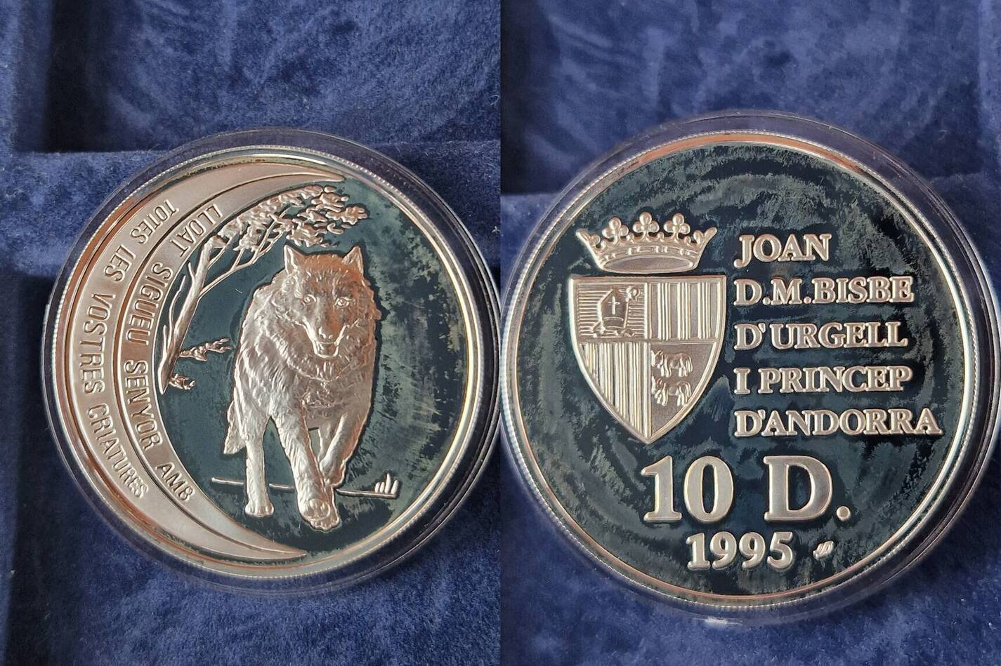 Andorra 10 Diners 1995 Wolf pp Patina | MA-Shops