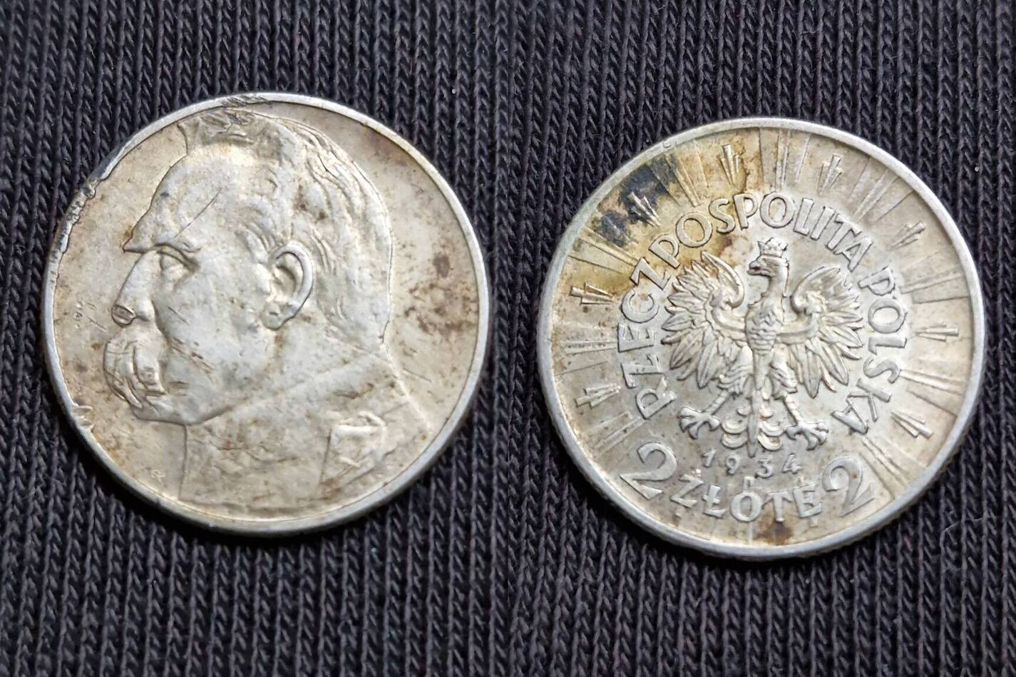 1934 Polen 2 Zloty ss-vz kl Rf | MA-Shops