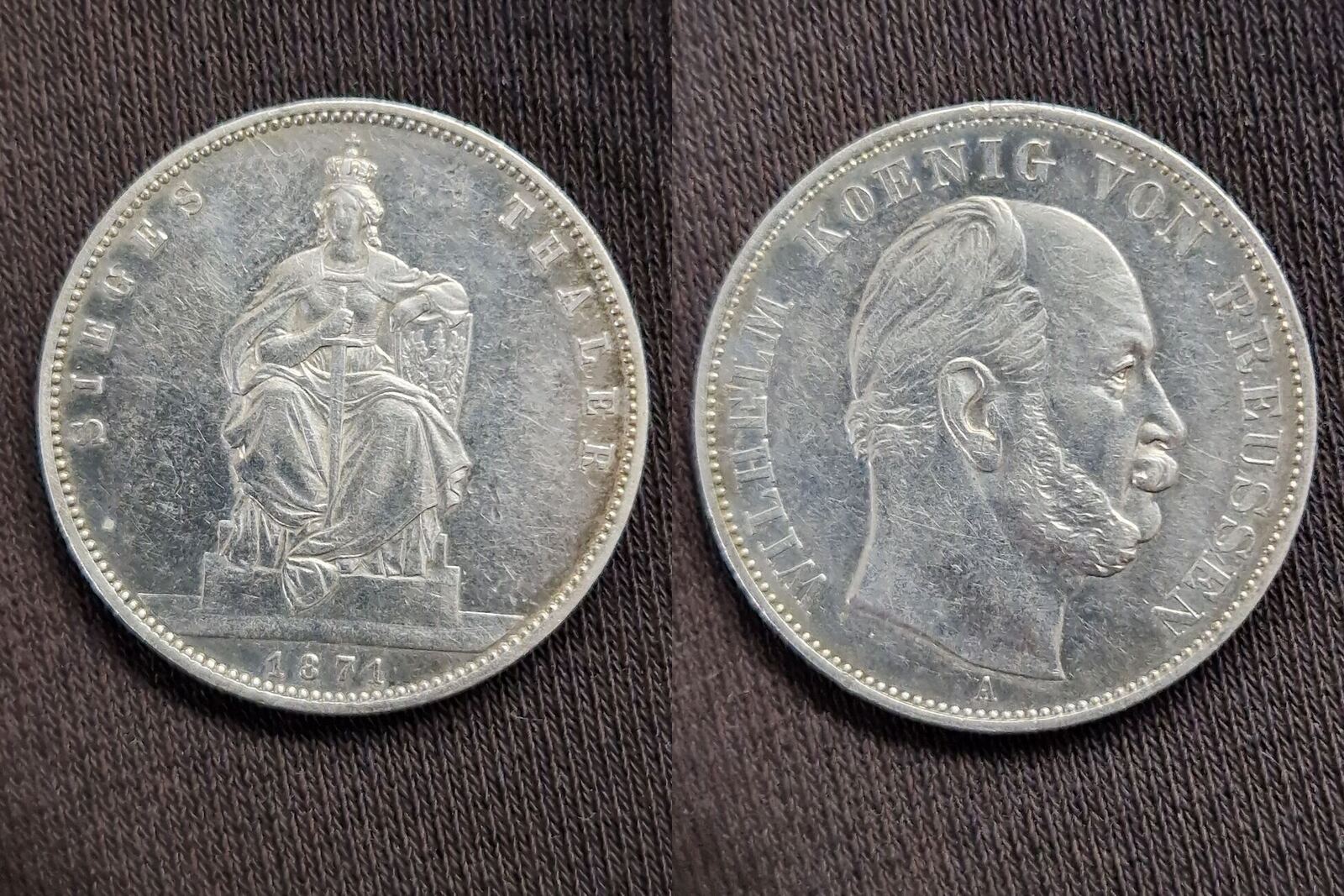 1871 Siegestaler Preussen ss-vz | MA-Shops