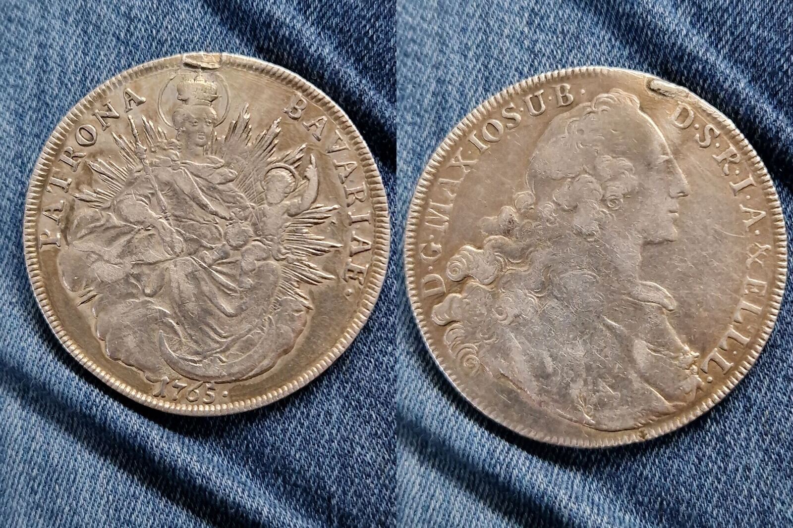 1765 Bayern Maximilian III. Joseph 1745-1777. Madonnentaler 1763 ss ...