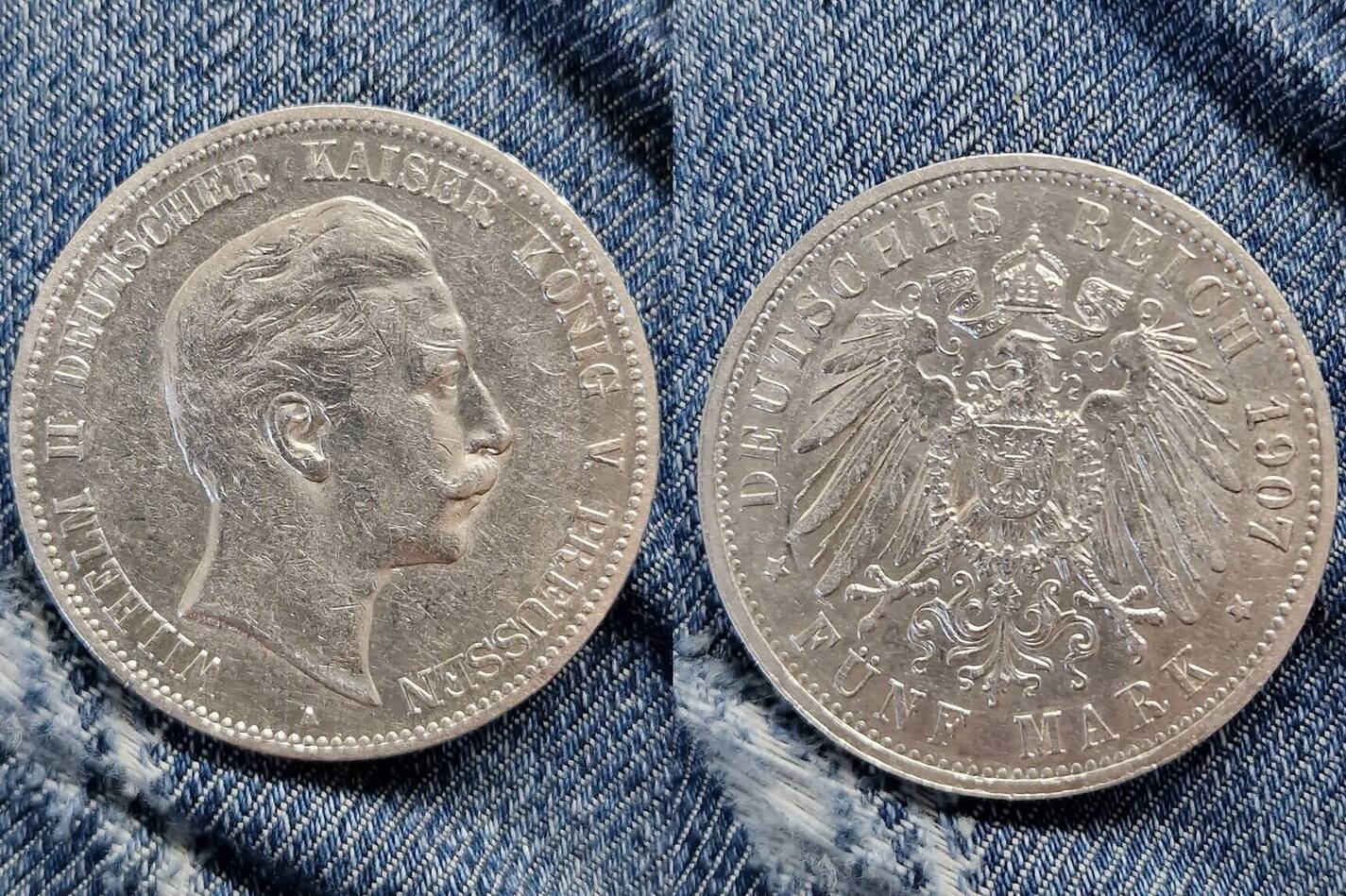 1907 5 Mark Preussen ss | MA-Shops