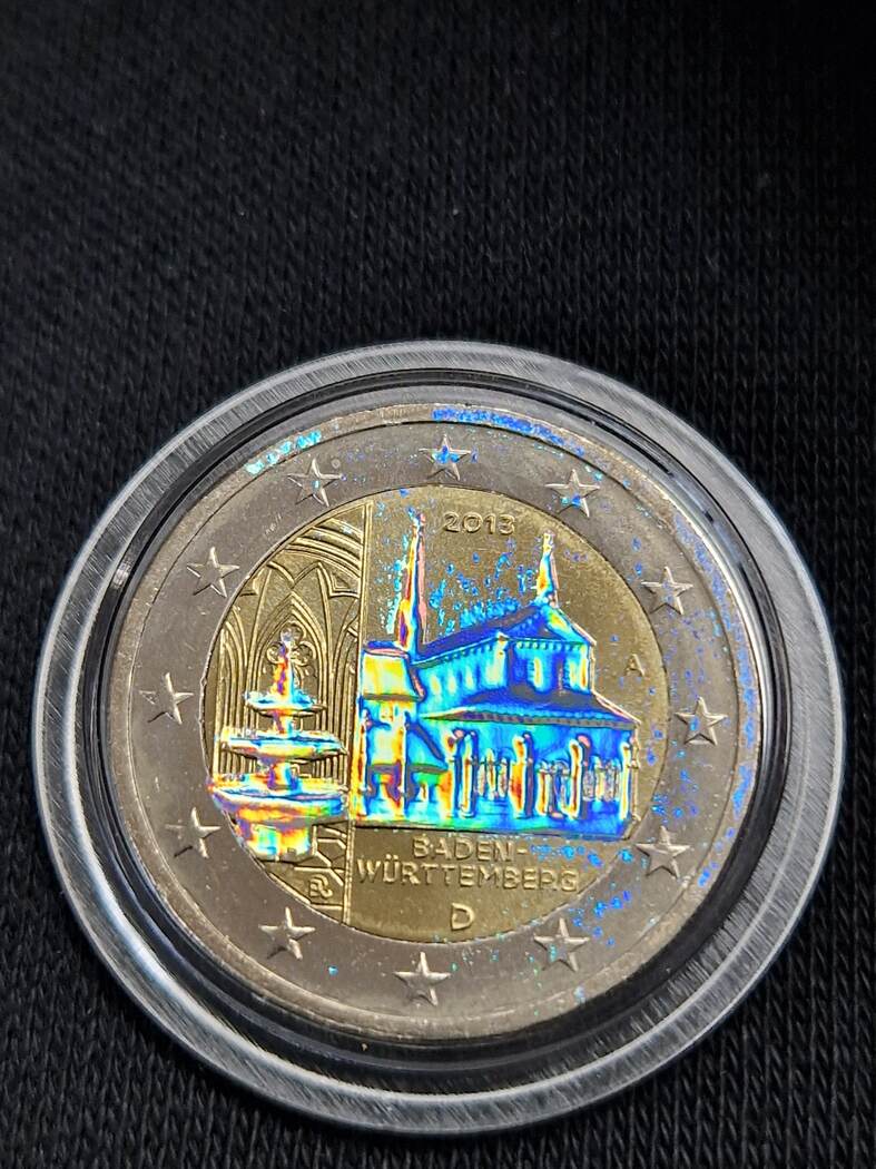 2013 2 Euro Baden Württemberg Emaliert | MA-Shops