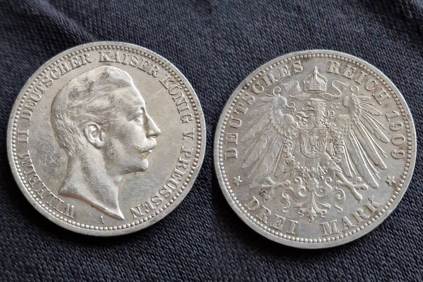 1909 3 Mark Preussen ss-vz | MA-Shops