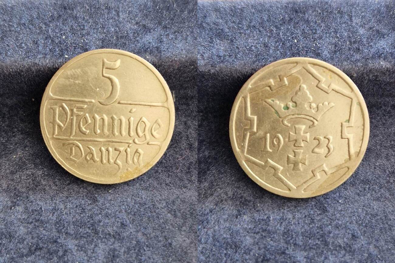 1923 5 Pfennig Danzig ss-vz | MA-Shops