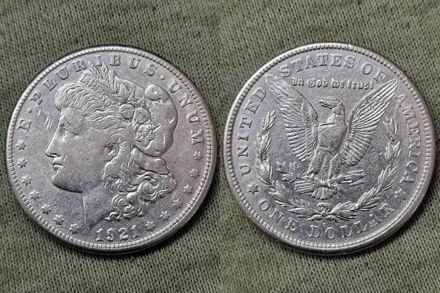 1921 USA Morgan Dollar ss-vz | MA-Shops
