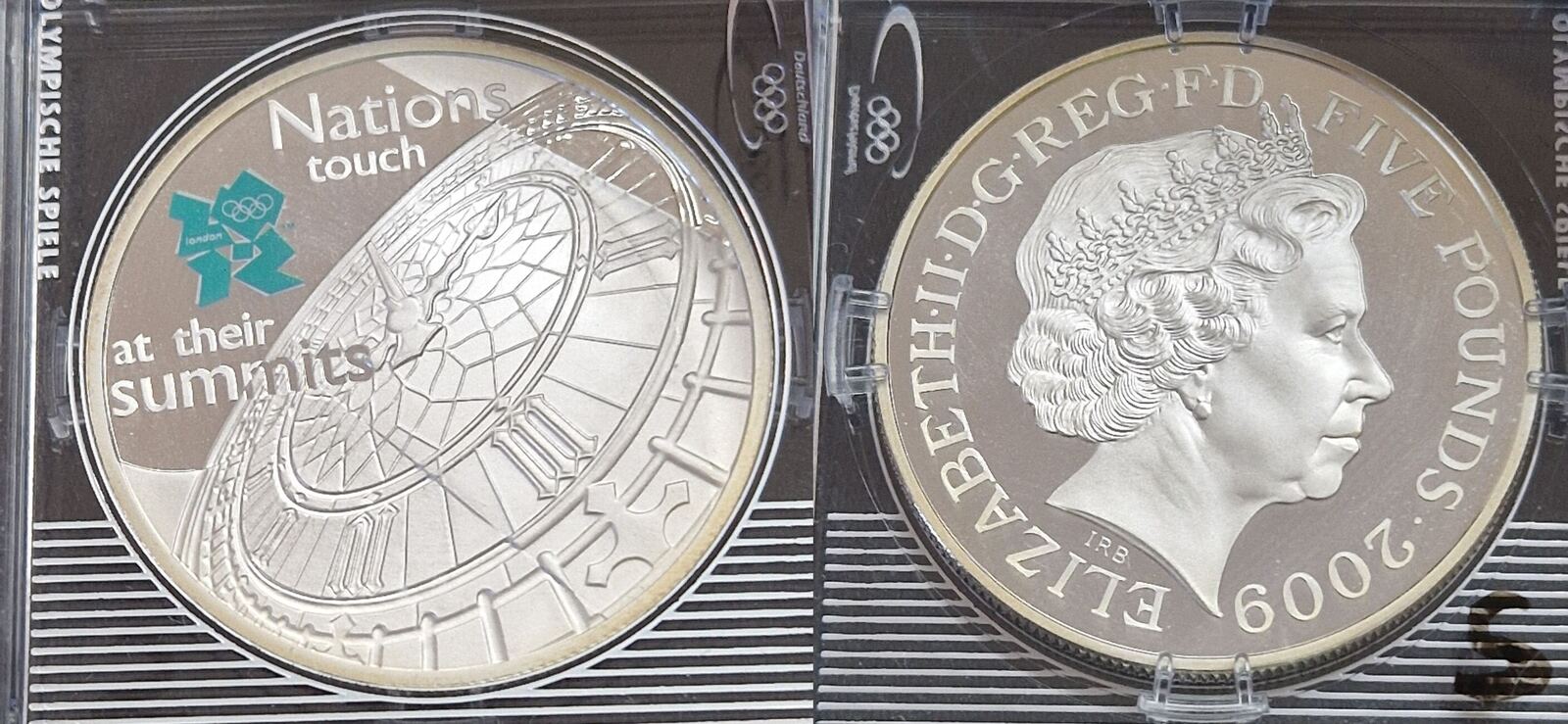 2009 Großbritannien 5 Pfund Pounds Britannia Big Ben Pp | MA-Shops