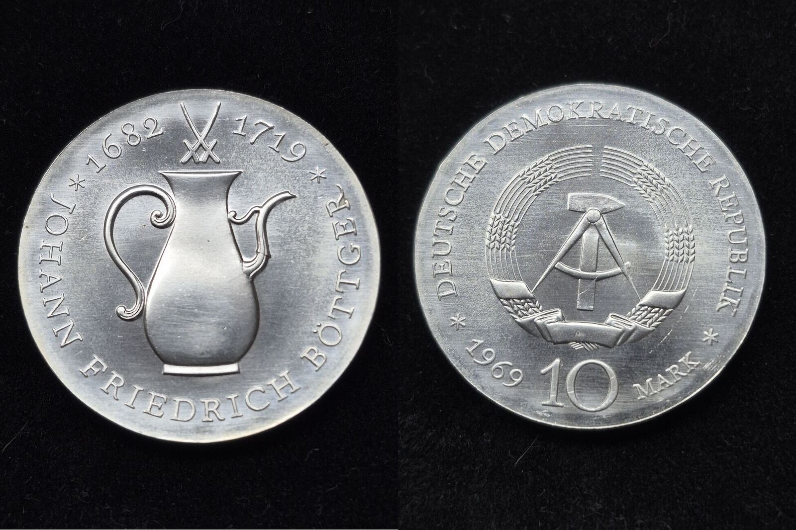 1969 10 Mark Böttger Bankfrisch | MA-Shops