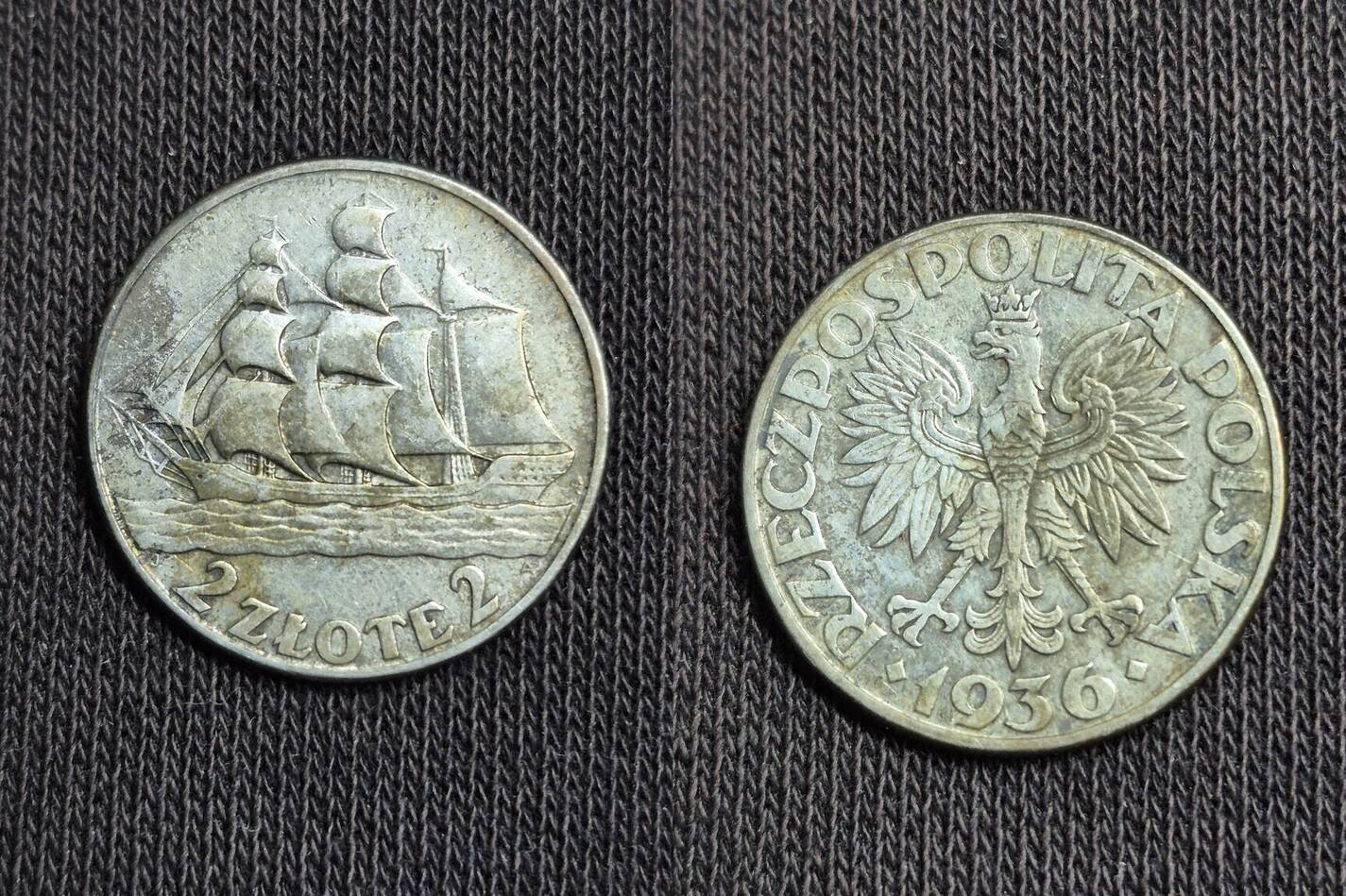 1936 Polen 2 Zloty Schiff ss | MA-Shops