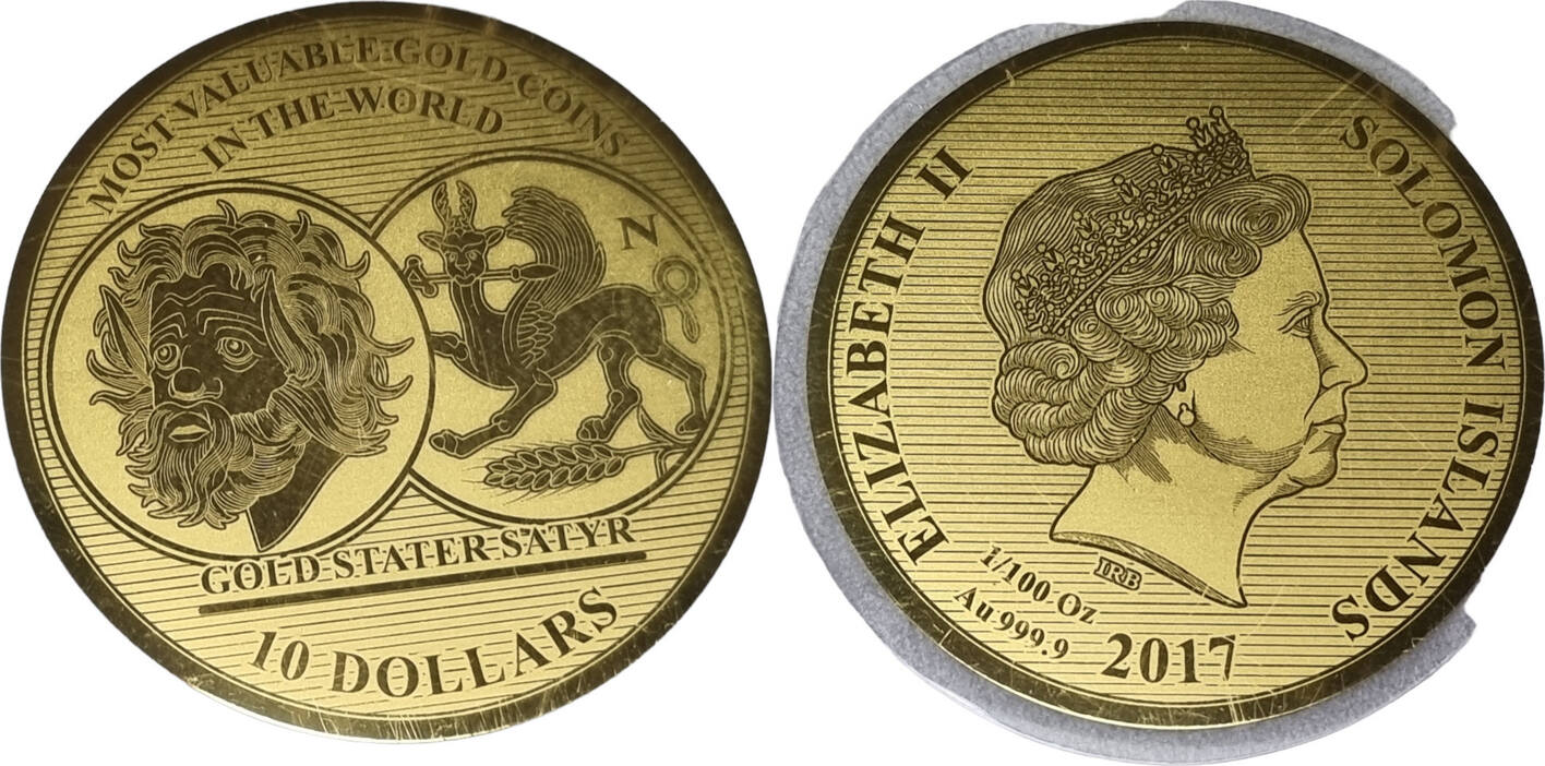 Solomon Inseln 10 Dollar 2017 1 100 Unze 999er Gold Aus Der Serie Solomon Inseln 10 Dollar 2017 1 100 Unze 999er Gold Aus Der Serie