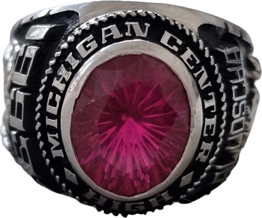Schmuck 1993 Personalisierter Highschool-RIng der Michigan Center High ...