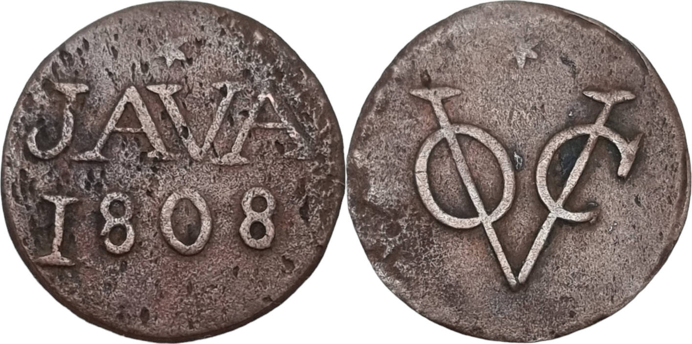 Niederländisch-Indien 1 Duit 1808 Java ss | MA-Shops
