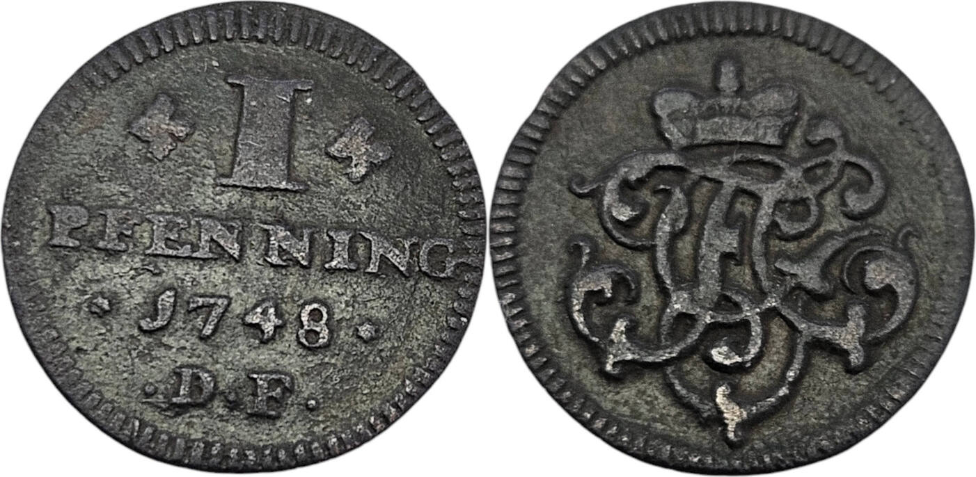 Trier-Erzbistum 1 Pfennig 1748 DF Franz Georg von Schönborn (1729 ...