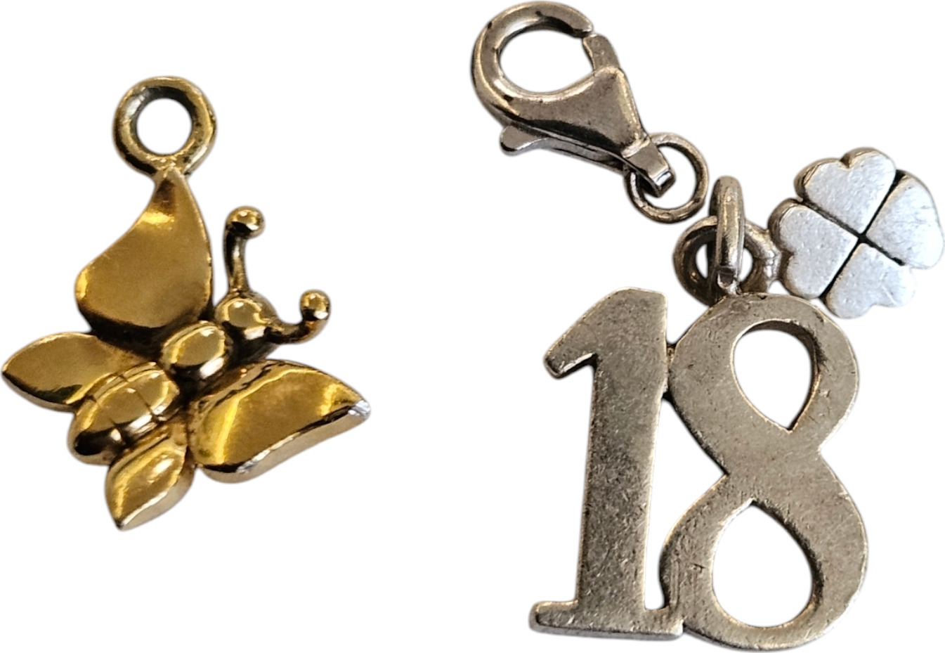 Schmuck Charm-Anhänger o. J. Schmetterling und endlich 18 von Thomas ...