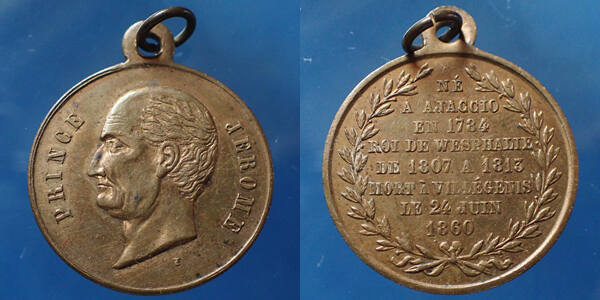 Allemagne, Deutschland, Wesphalen, Wesphalie medaille Westphalen ...