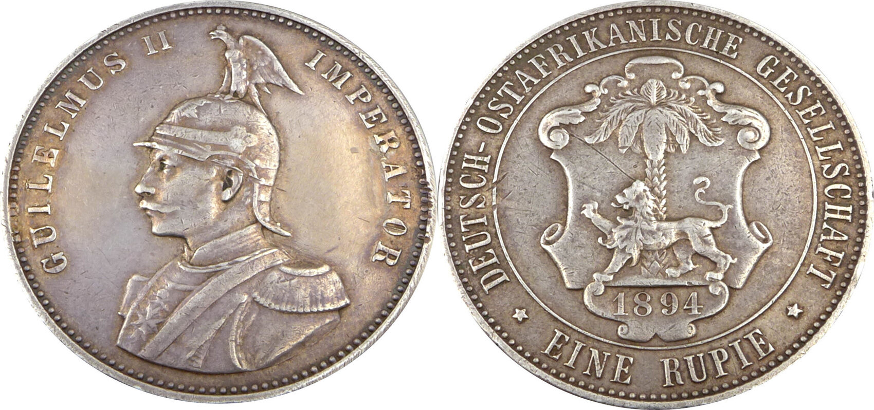 Deutsch-Ostafrika 1 Rupie 1894 (A) Eine Rupie - J.713 ss | MA-Shops