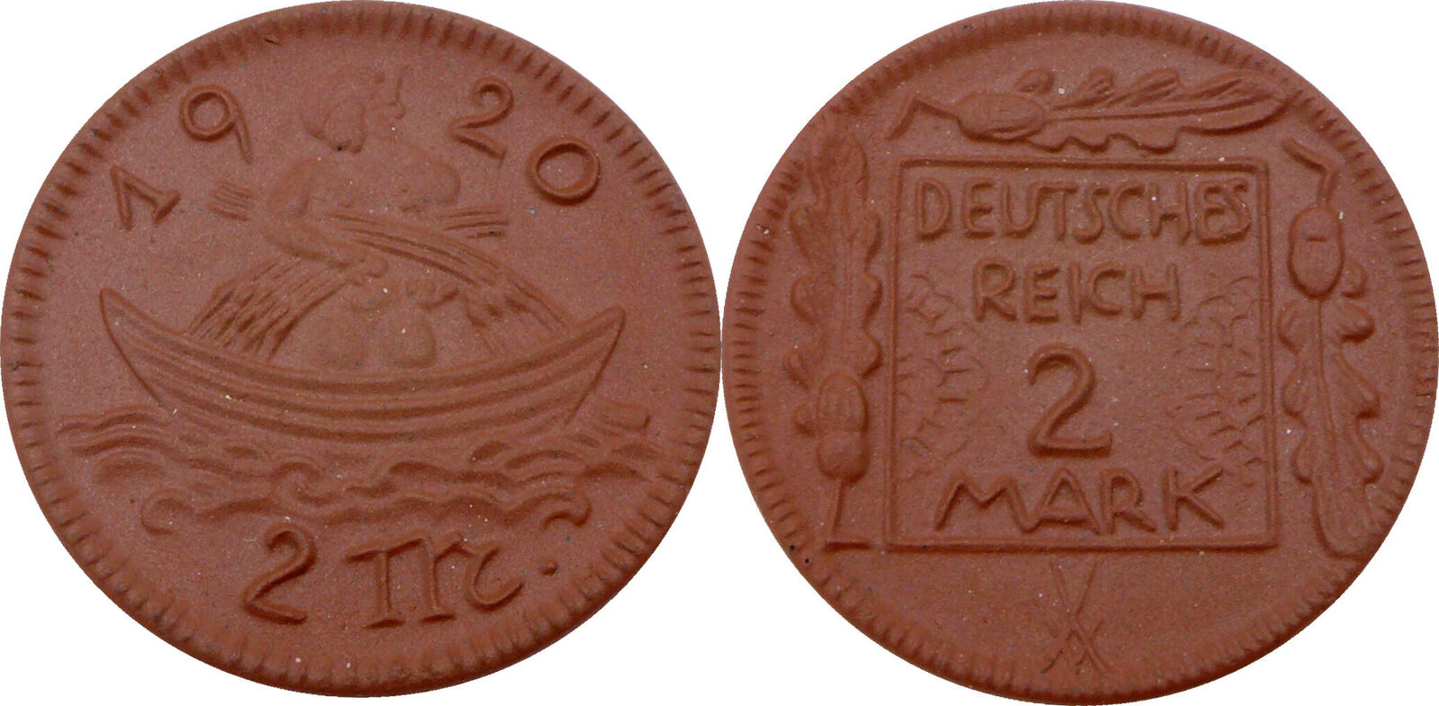 Deutsches Reich 2 Mark 1920 Zwei Mark - N. 50 Prägefrisch | MA-Shops