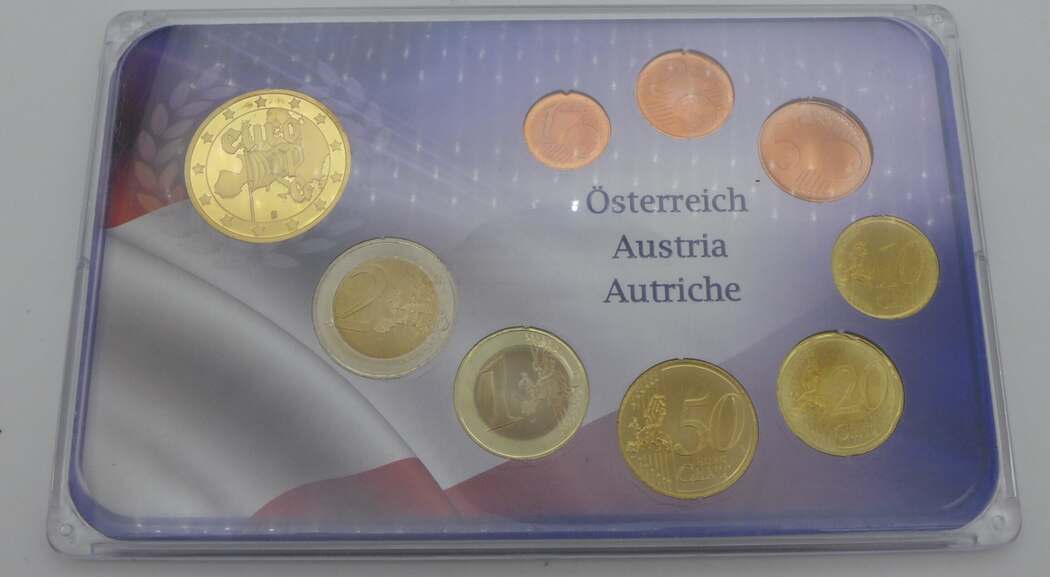 Österreich 3,88 Euro 2009 / 2010 Kursmünzensatz - Euro-KMS / 200 ...