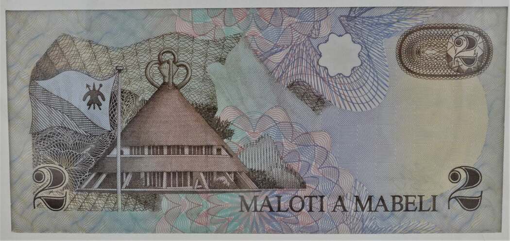 Lesotho 2 Maloti 1989 Herstellung einer traditionell südafrikanischen ...