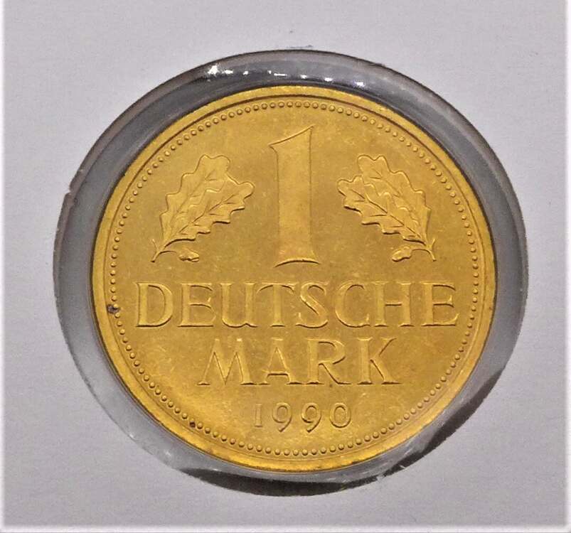Bundesrepublik Deutschland / BRD 1 Deutsche Mark 1990 D Boris Becker ...