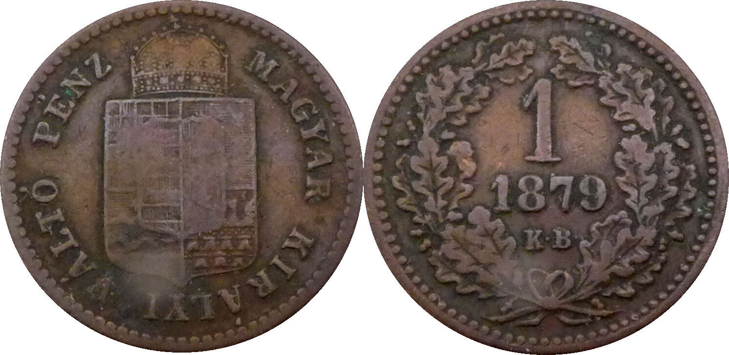 Österreich-Ungarn 1 Krajczar 1879 KB Franz Joseph I. (1848-1916) ss | MA-Shops