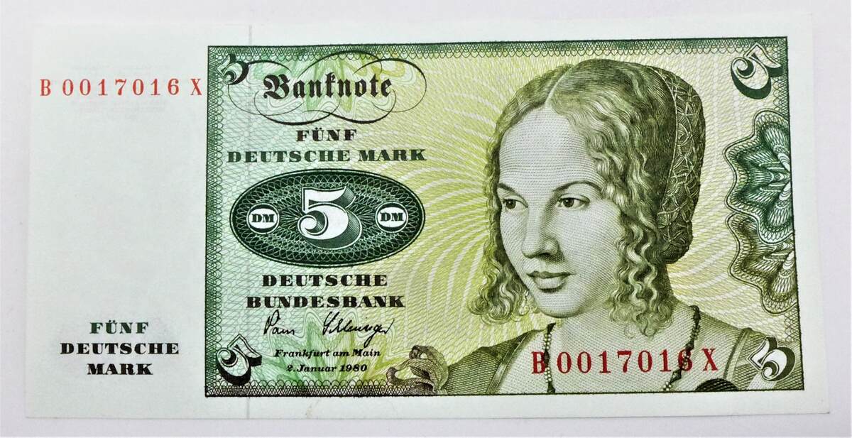 Bundesrepublik Deutschland / BRD 5 Deutsche Mark 1980 Bankfrisch | MA-Shops