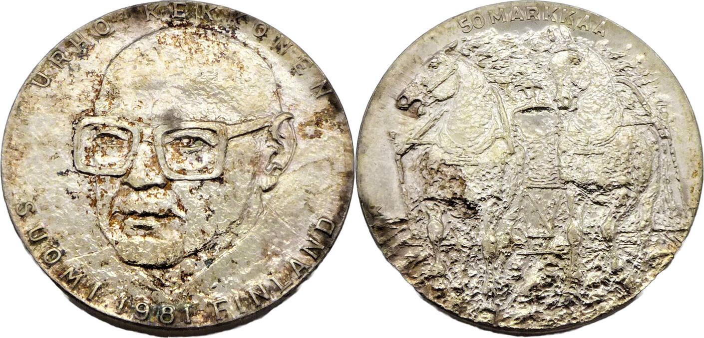 Finnland 50 Markkaa 1981 80. Geburtstag des Presidenten Urho Kekkonen Stgl, | MA-Shops