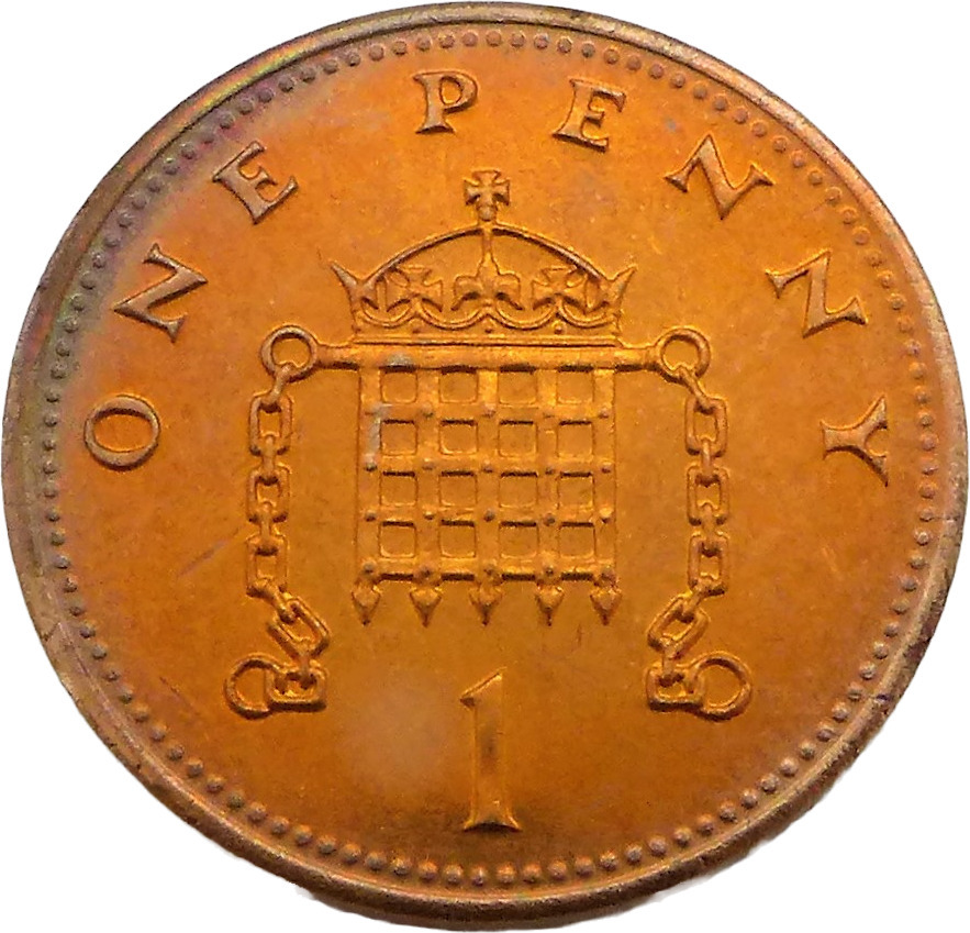 Britische Gebiete / Indischer Ozean 1 Penny 1990 Abbildung eines ...