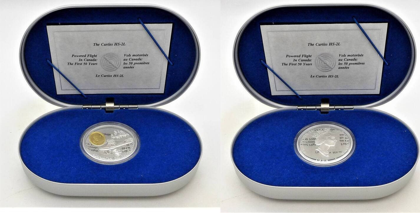 Kanada 20 Dollar 1994 Curtiss HS-2L Polierte Platte (PP) | MA-Shops