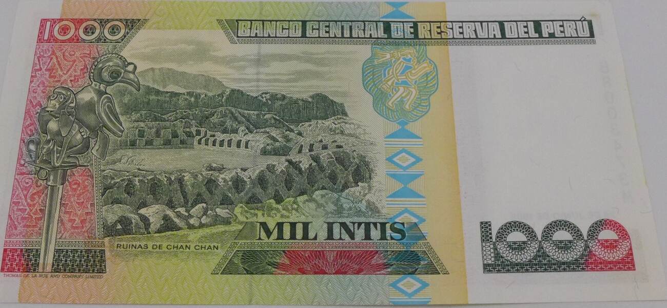 Peru 1000 Intis 1988 Banknote - Mariscal Andrés Avelino Cáceres ...