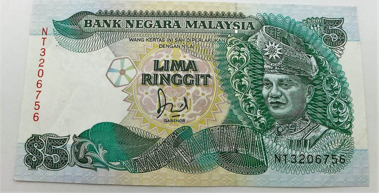 Malaysia 5 Ringgit bankfrisch | MA-Shops