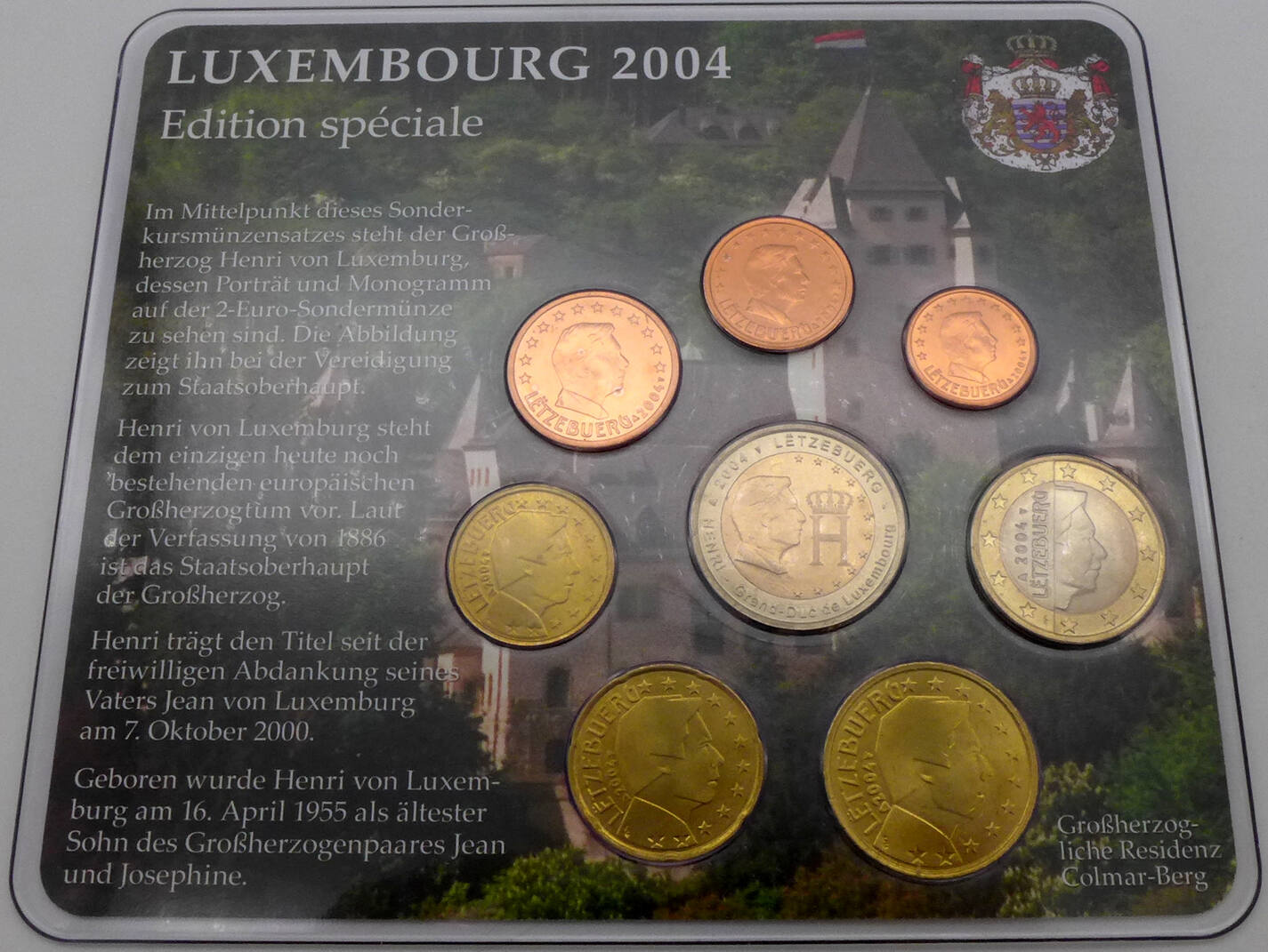 Luxemburg 3,88 Euro KMS 2004 Kursmünzensatz - Euro-KMS - Edition ...