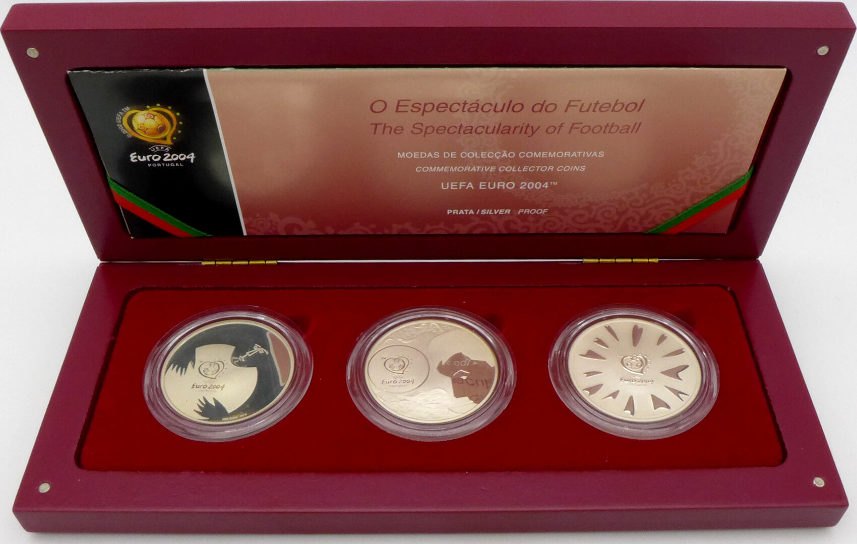 Portugal 24 Euro (3 x 8 Euro) The Spectacularity of Football - 3 x 8 ...
