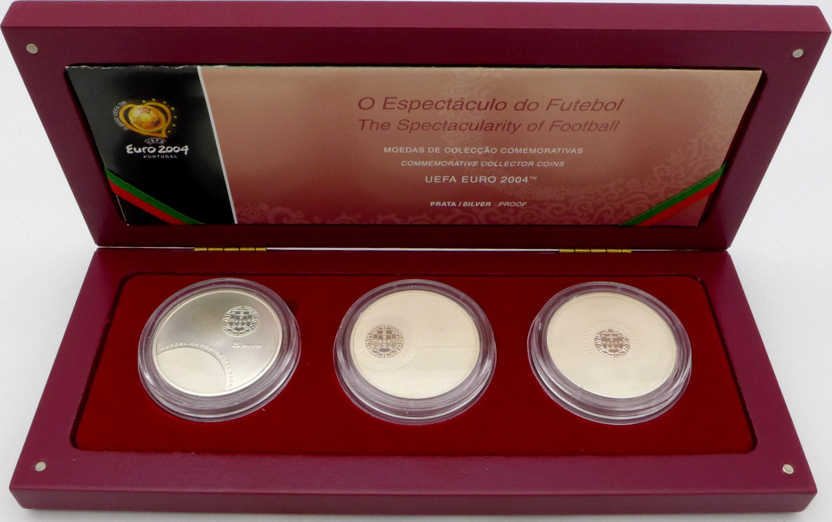 Portugal 24 Euro (3 x 8 Euro) The Spectacularity of Football - 3 x 8 ...