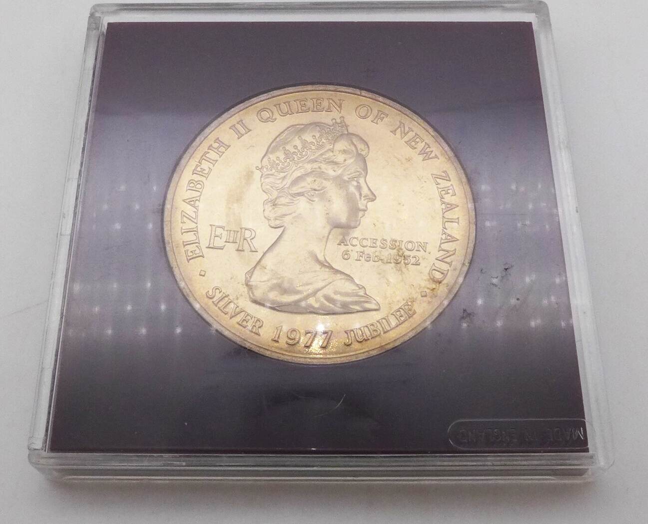 Neuseeland 1 Dollar 1977 25. Jahrestag der Regentschaft von Königin Elizabeth II. und des ...