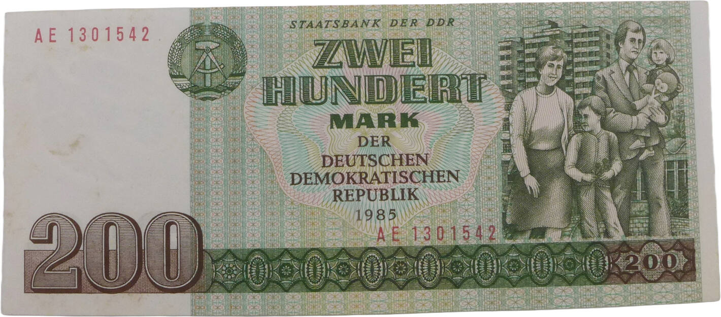 Deutsche Demokratische Republik / DDR 200 Mark 1985 Zwei Hundert Mark ...