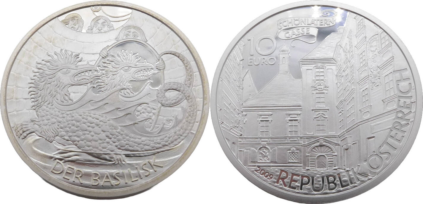 10 Euro 2009 Österreichische Geschichten und Legenden - Der Basilisk ...