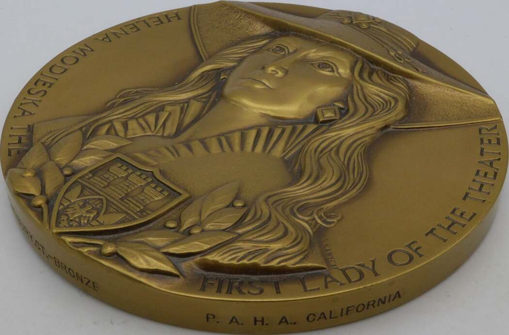 United States of America / USA Medaille 1990 Helena Modjeska ...