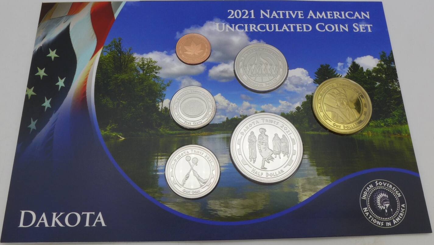 Indian Sovereign Nations in America / Dakota 1,91 Dollar 2021 ...
