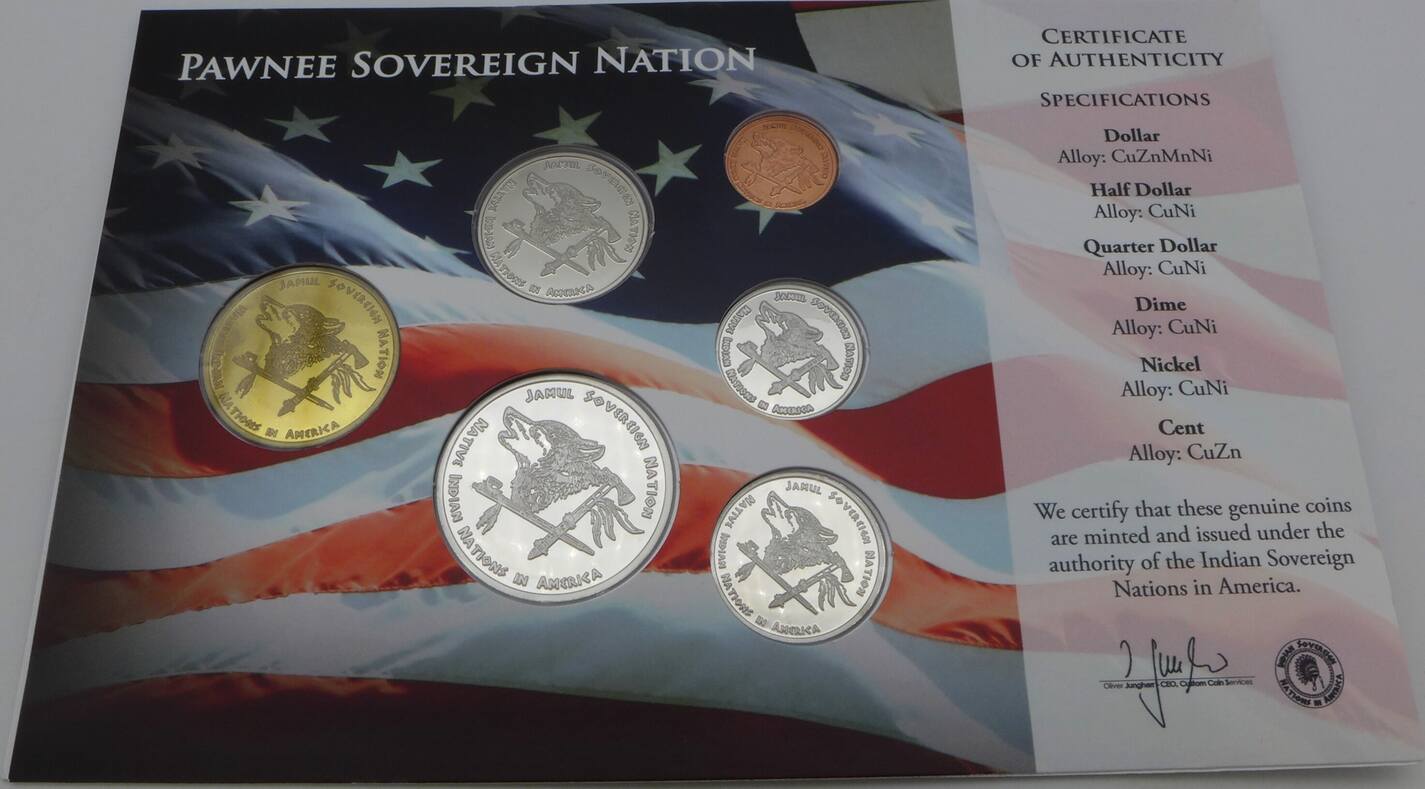 Indian Sovereign Nations in America / Pawnee 1,91 Dollar 2020 ...
