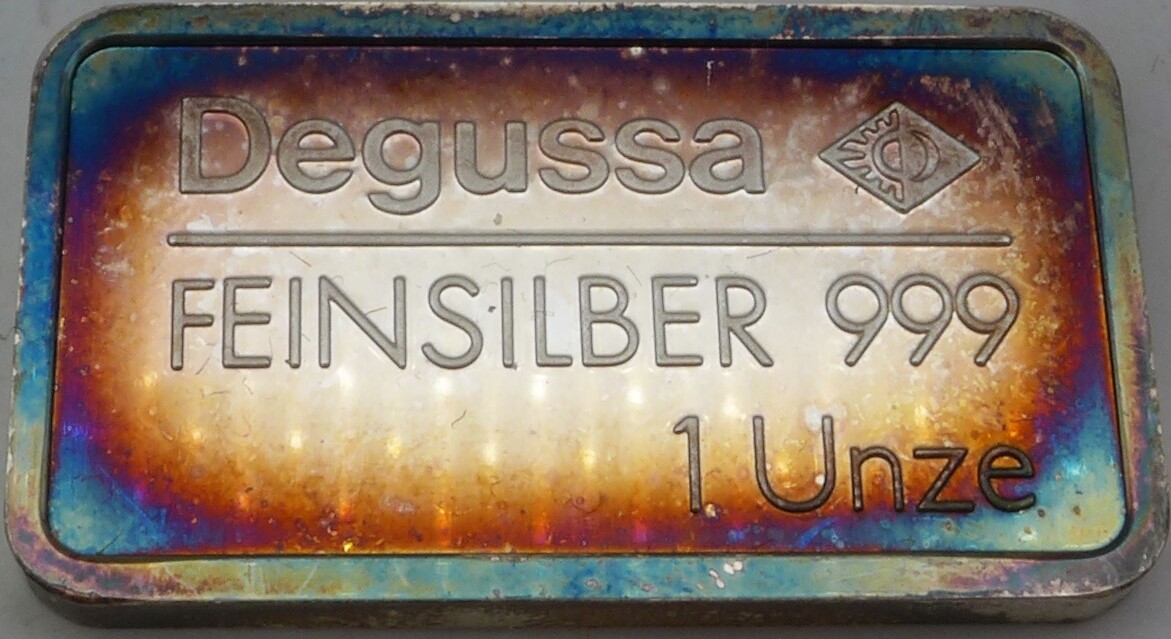 Bundesrepublik Deutschland BRD 1 Unze Feinsilber O J Degussa