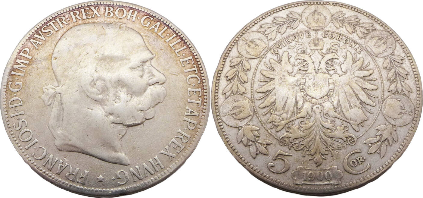 Österreich 5 Corona 1900 ss | MA-Shops