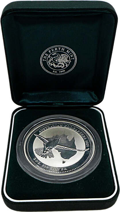 Australien 2 Dollar / 2 Oz 2002 Kookaburra Stgl, Prooflike | MA-Shops