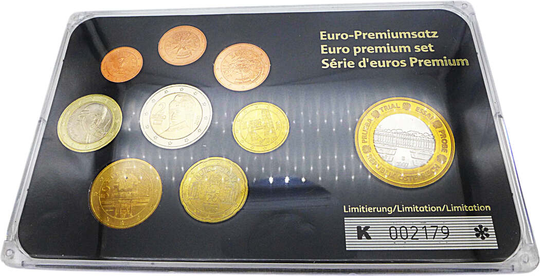 3.88 Euro + 1 Specimen 2007 - 2010 Euro-Premiumsatz - Österreich ...